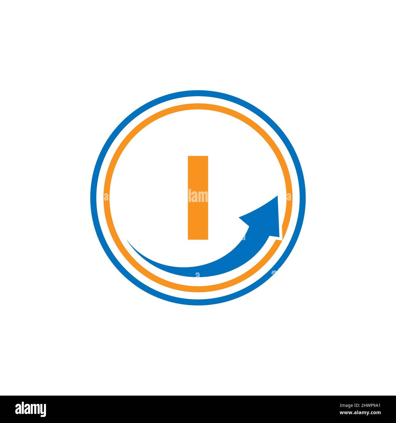 Finance logo with I letter concept. Marketing And Financial Business ...