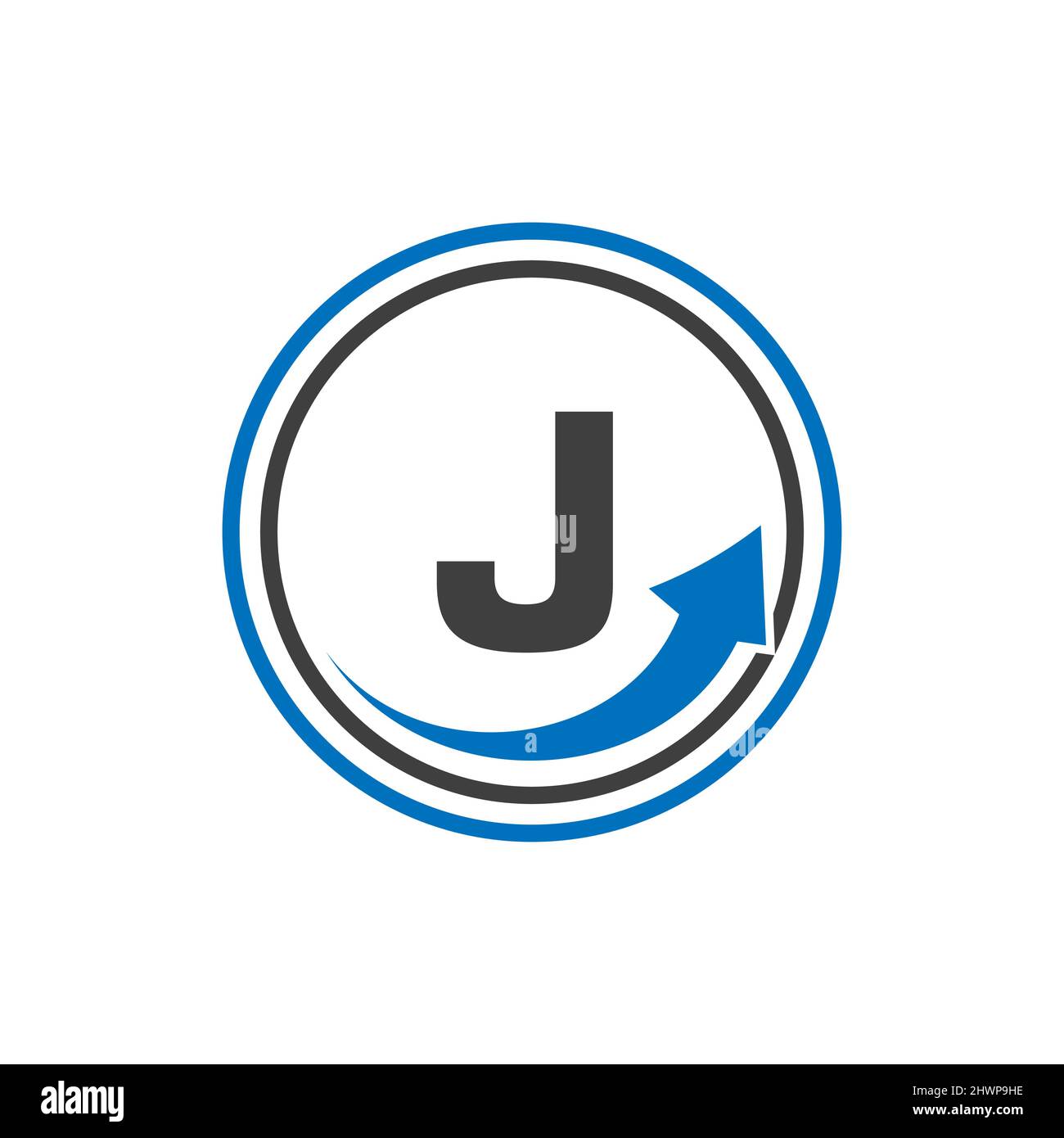 Finance logo with J letter concept. Marketing And Financial Business ...