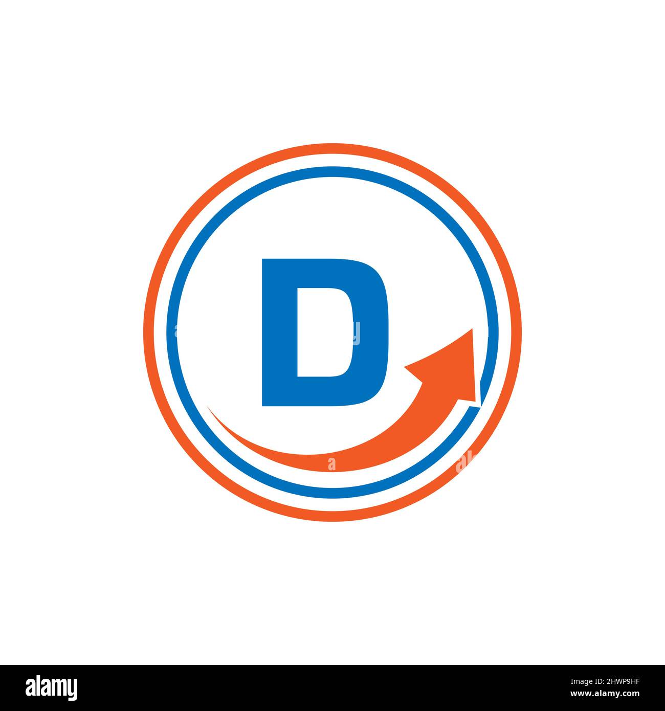Finance logo with D letter concept. Marketing And Financial Business ...