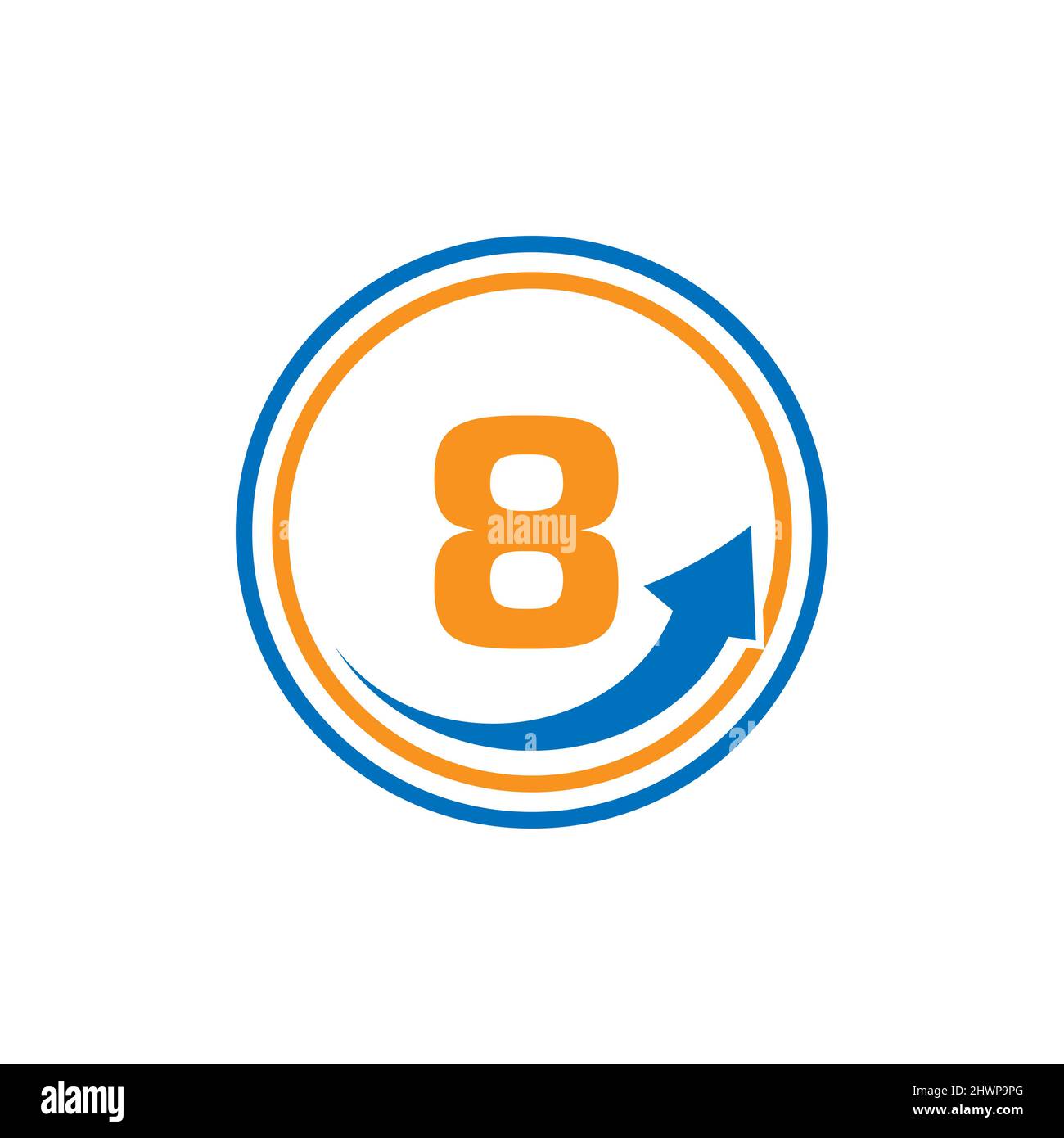 8 arrow Stock Vector Images - Alamy