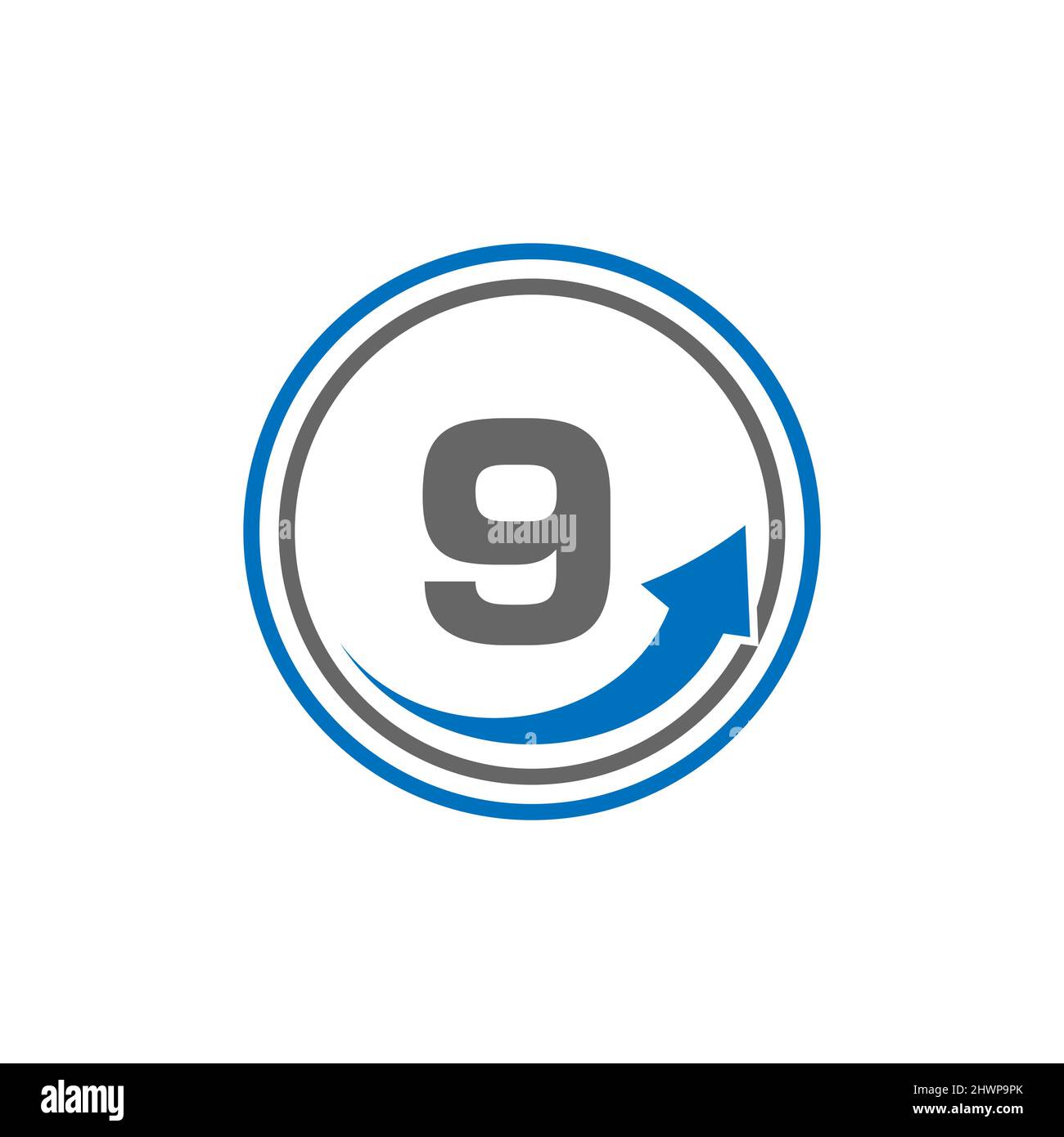 Finance logo with 9 letter concept. Marketing And Financial Business ...
