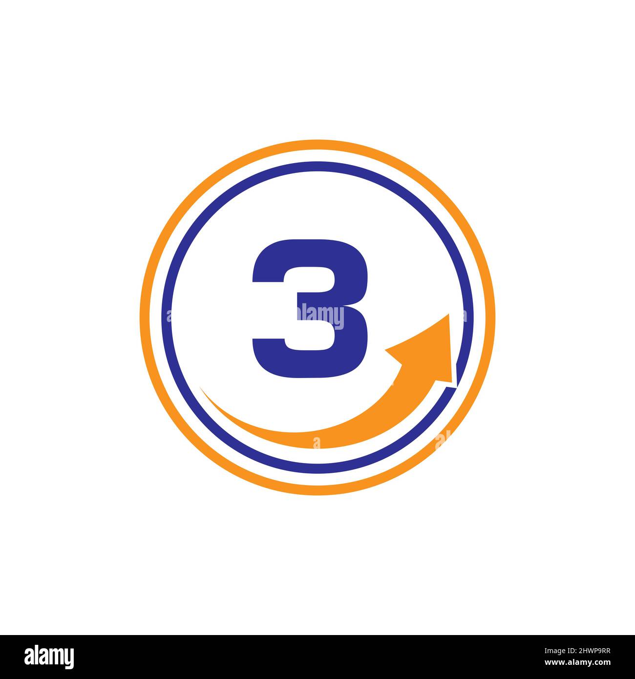 Finance logo with 3 letter concept. Marketing And Financial Business ...