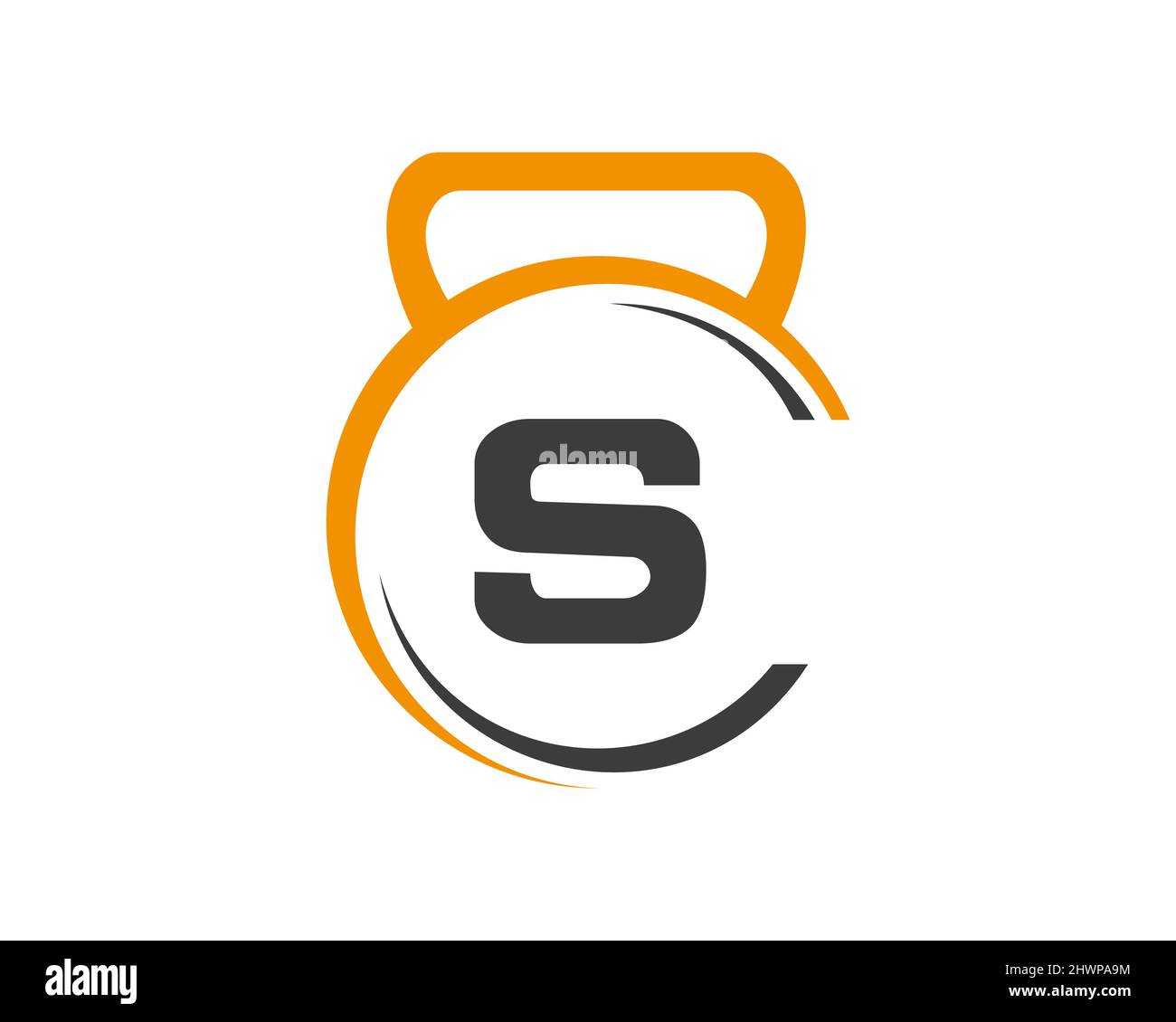 Fitness logo with S letter concept. Gym logo with S letter vector ...
