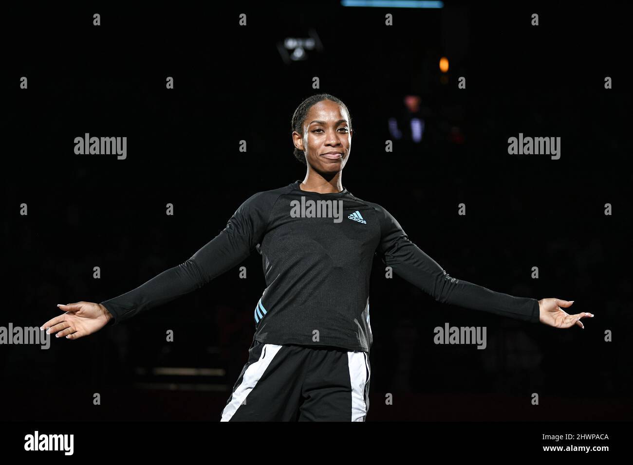 Thea Lafond of Dominica (Women's Triple Jump) competes during the World ...