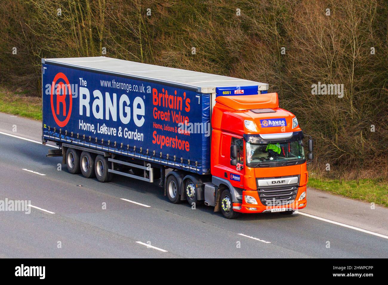 The Range, Home Leisure & garden store HGV vehicle; 2021 10837cc diesel ...