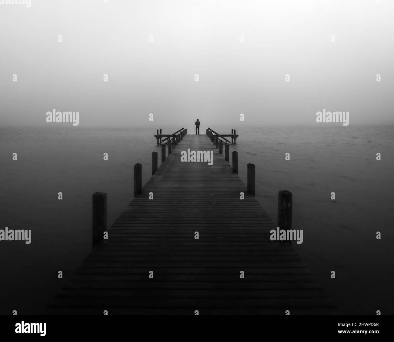 Path to nowhere Black and White Stock Photos & Images - Alamy