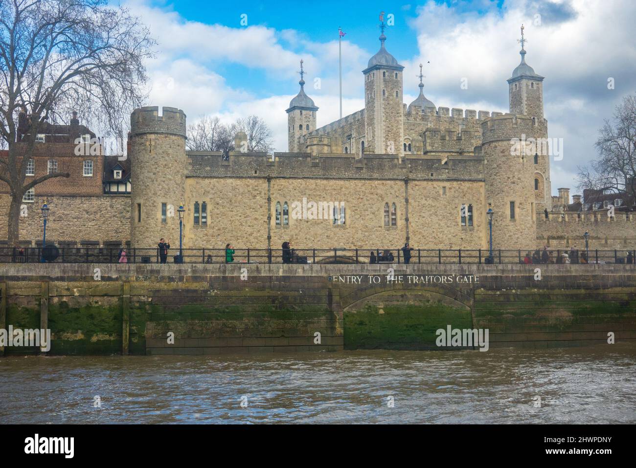 Traitors' Gate From river Stock Photo - Alamy