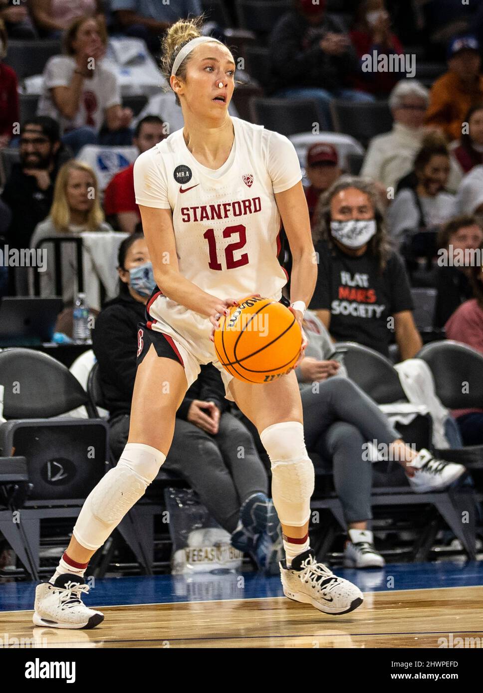 Mar 06 2022 Las Vegas, NV, U.S.A. Stanford guard Lexie Hull (12)looks ...