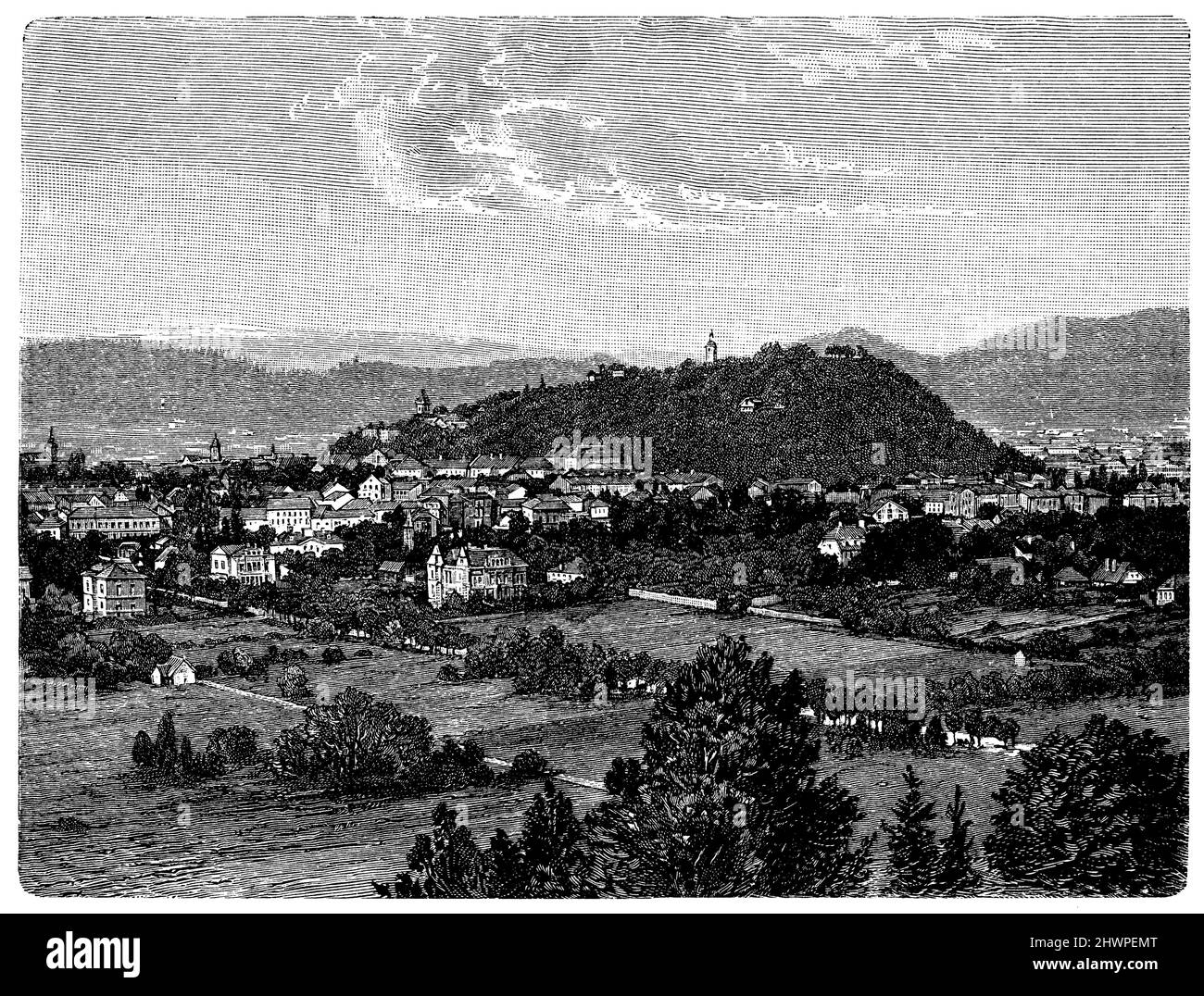 Graz and the eastern foothills of the Alps, , (atlas, 1909), Graz und ...