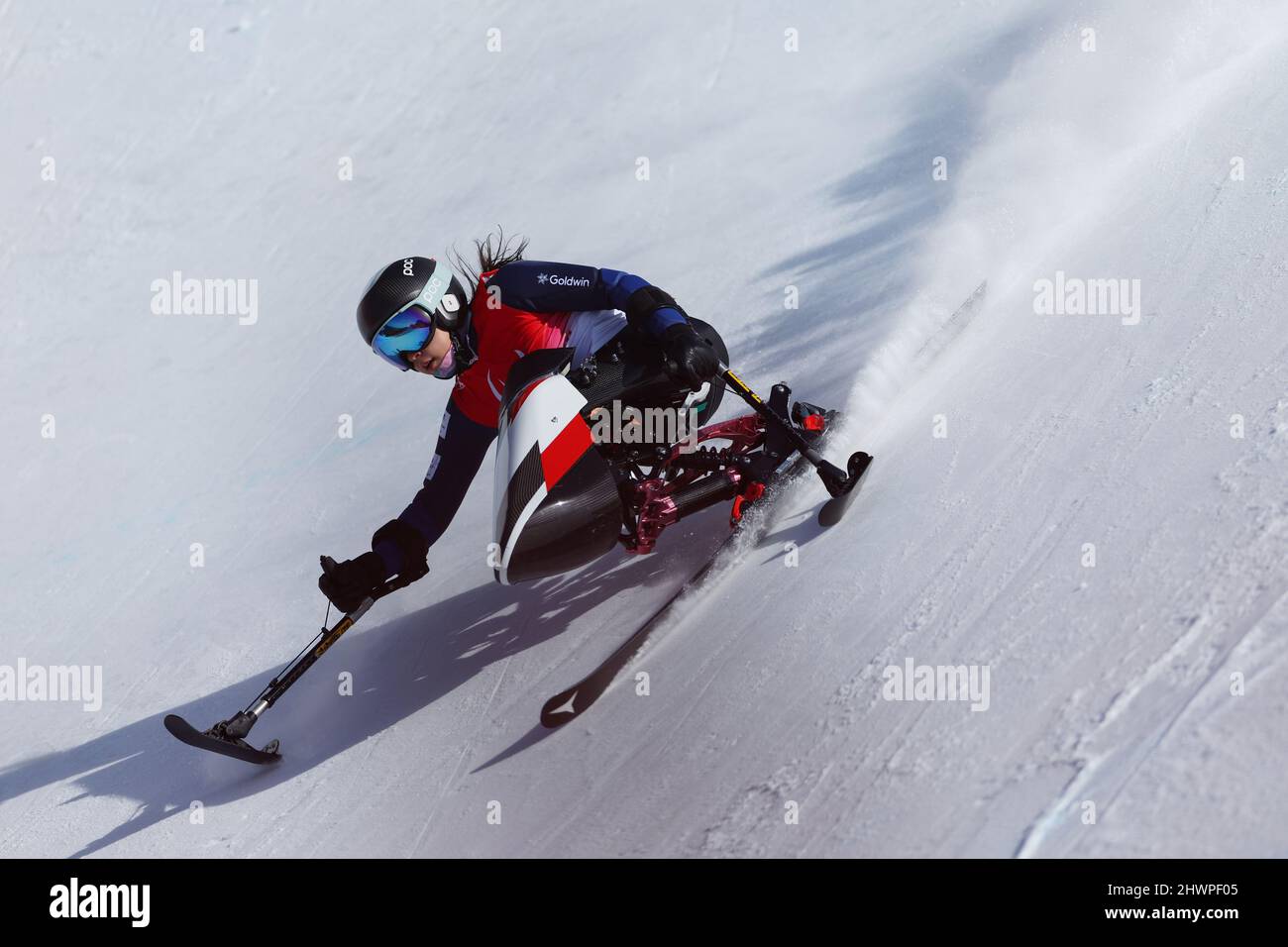 Beijing, China. 6th Mar, 2022. Momoka Muraoka (JPN) Alpine Skiing ...
