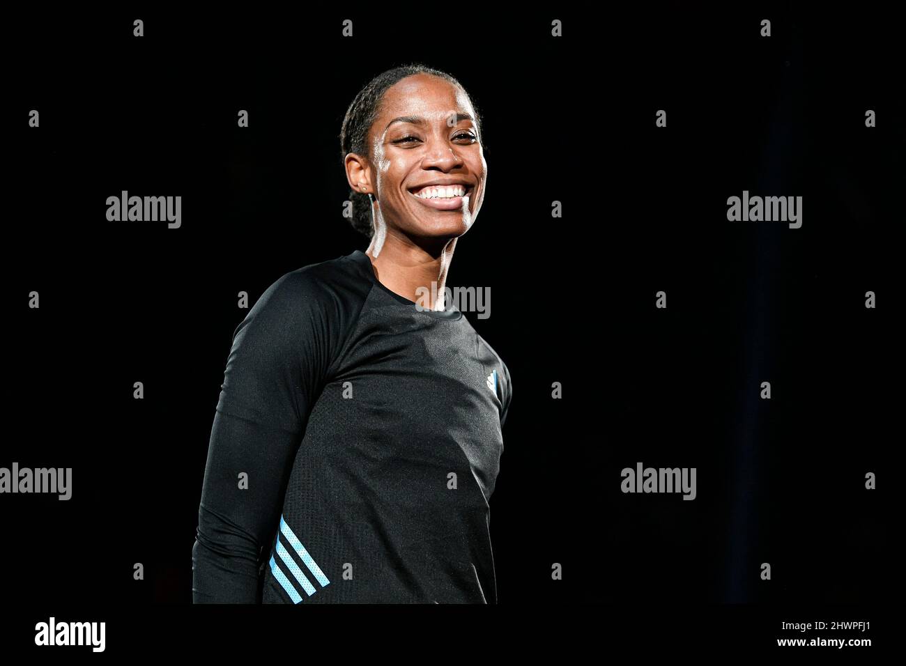 Thea Lafond of Dominica (Women's Triple Jump) competes during the World ...