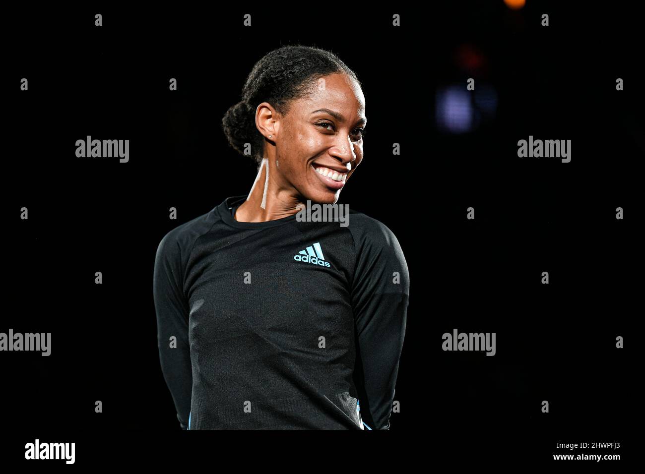 Thea Lafond of Dominica (Women's Triple Jump) competes during the World ...