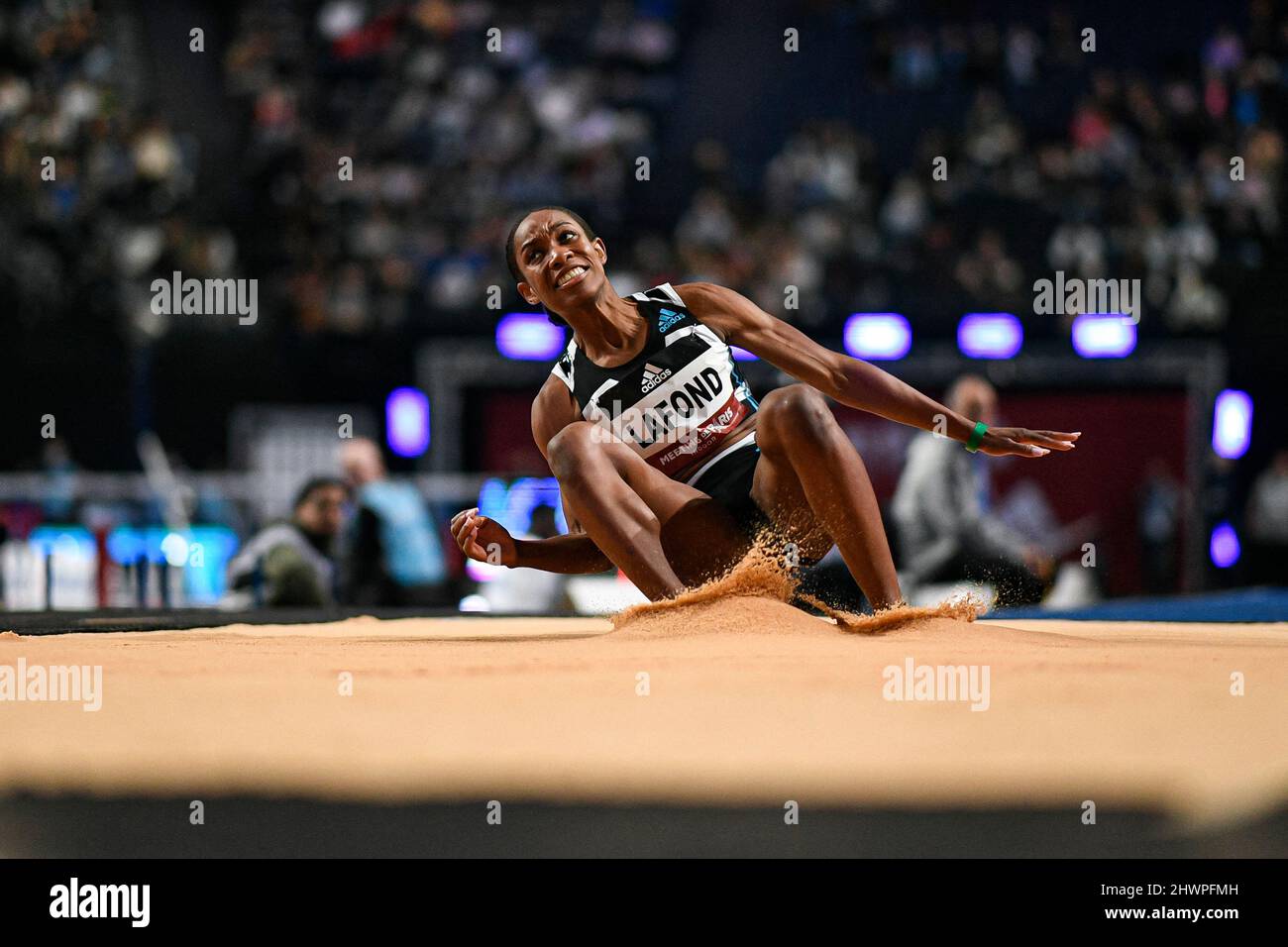 Thea Lafond of Dominica (Women's Triple Jump) competes during the World ...