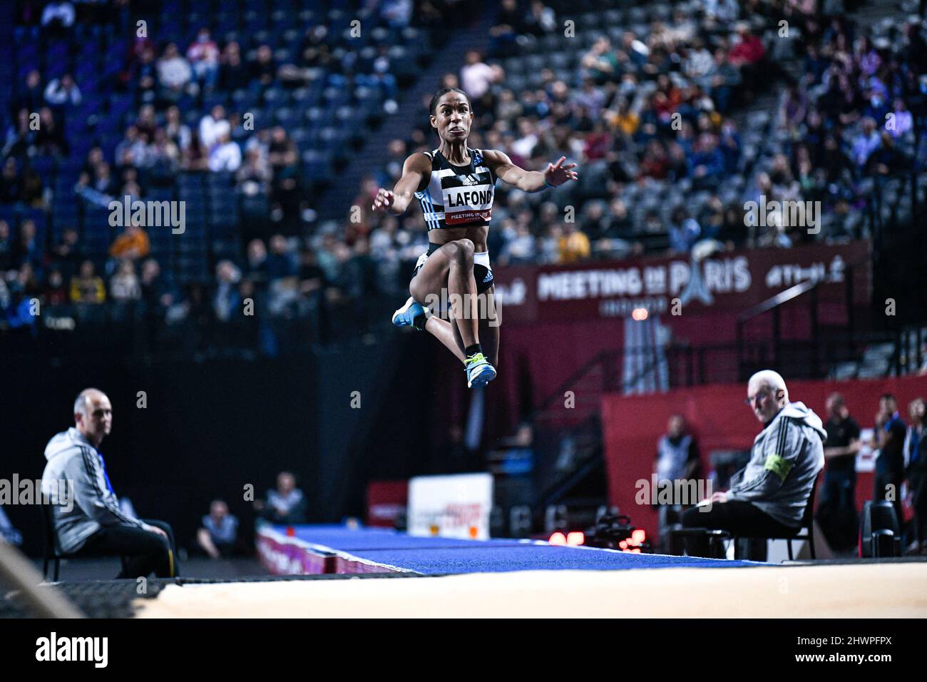 Thea Lafond of Dominica (Women's Triple Jump) competes during the World ...