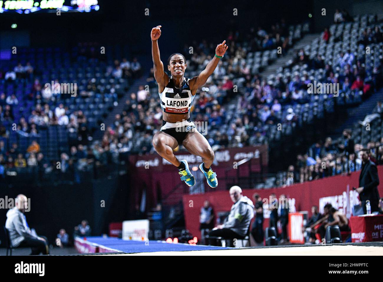 Thea Lafond of Dominica (Women's Triple Jump) competes during the World ...