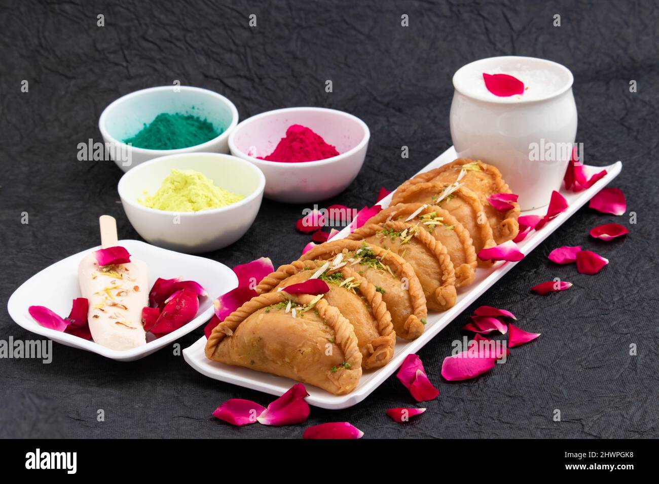 Indian Mithai Gujia Also Called Gujiya, Pirukiya, Pirukia, Pedakiya ...