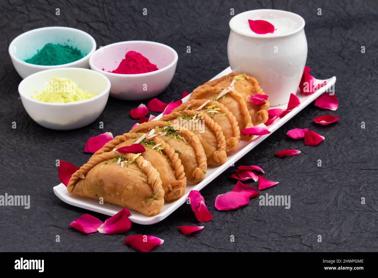 Indian Mithai Gujia Also Called Gujiya, Pirukiya, Pirukia, Pedakiya ...