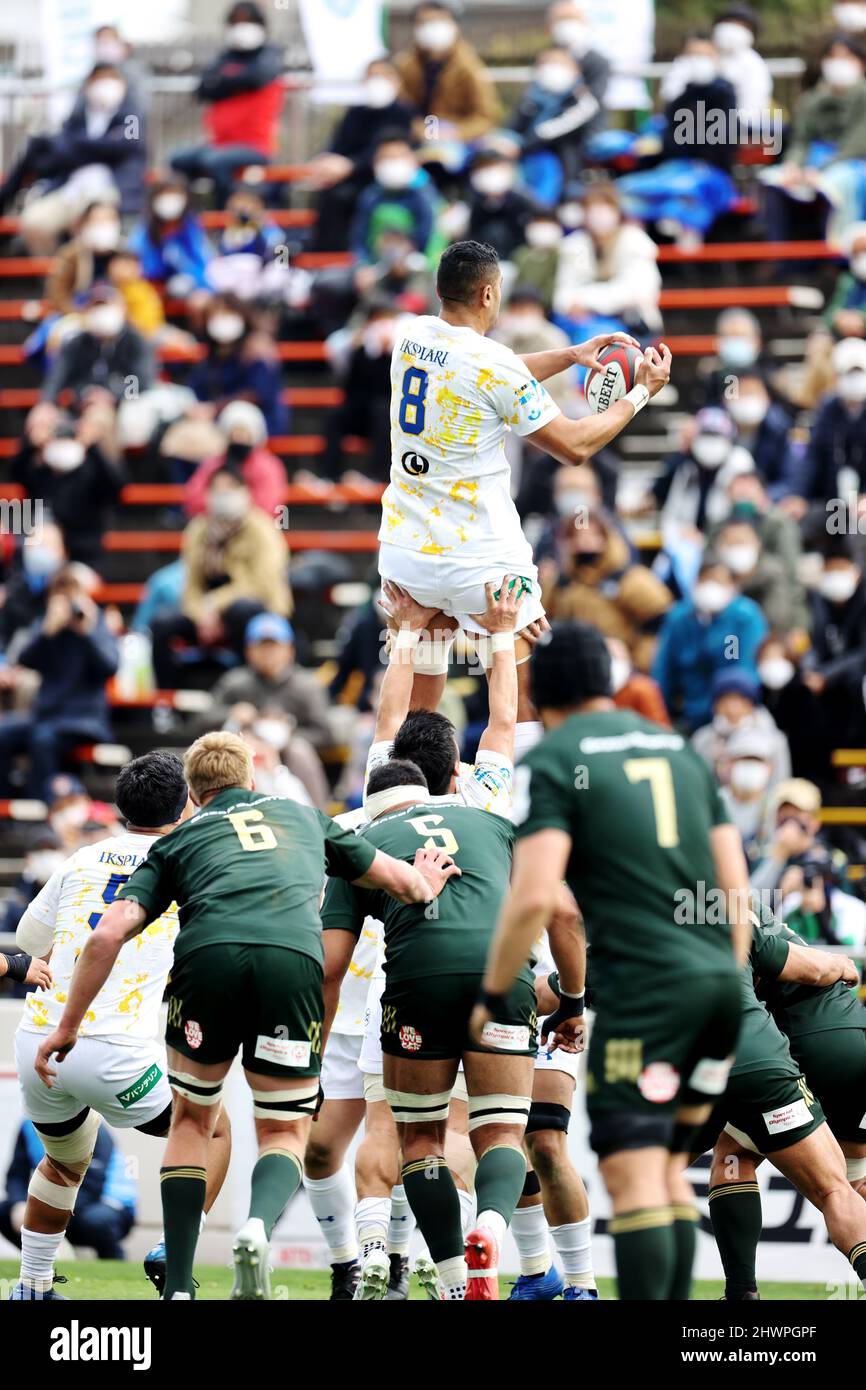 Paloma Mizuho Rugby Stadium, Aichi, Japan. 5th Mar, 2022. Jimmy Tupou ...