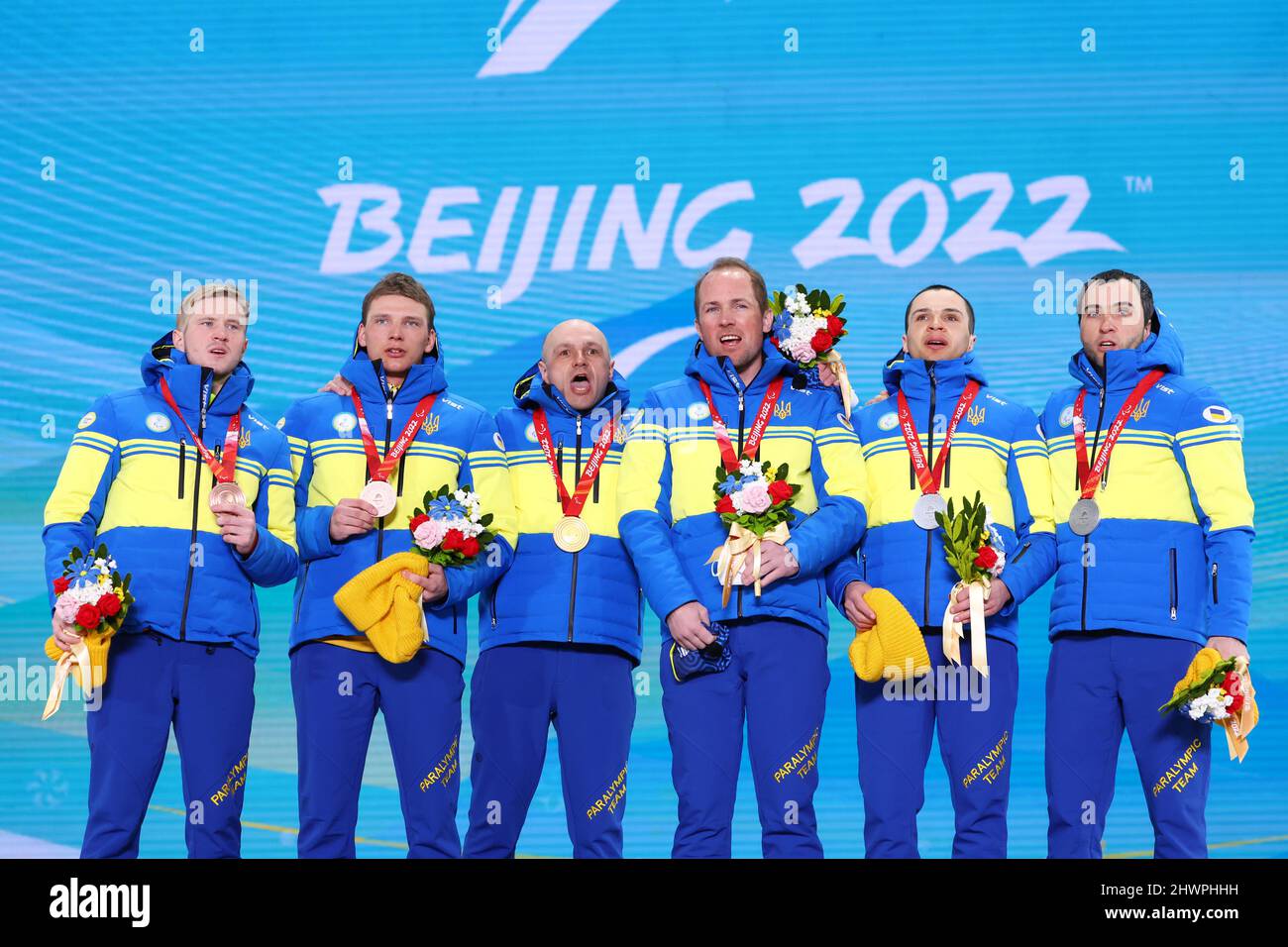 Zhangjiakou, Hebei, China. 6th Mar, 2022. (L-R) Dmytro Suiarko ...