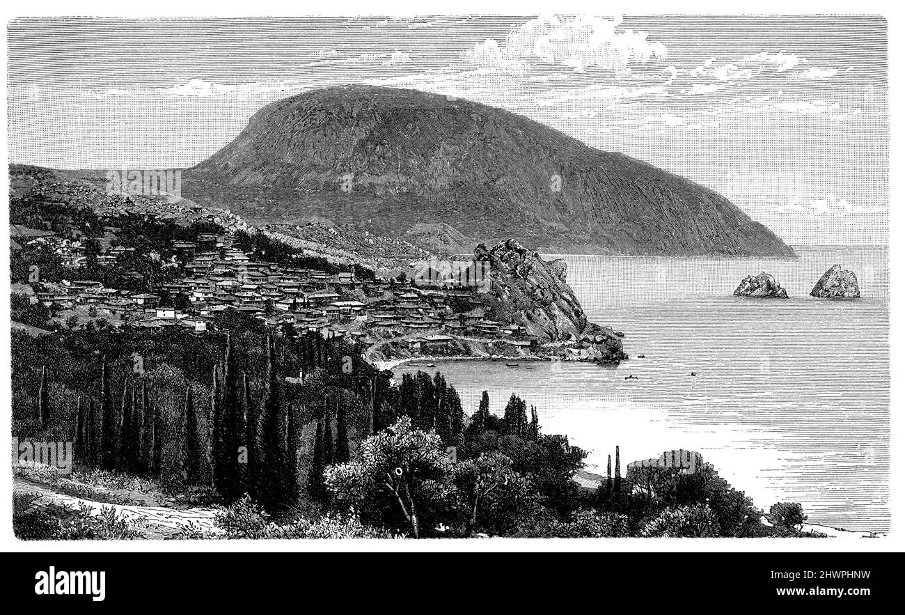Bai of Ursuf on the Crimean peninsula, , (atlas, 1909), Bai von Ursuf ...