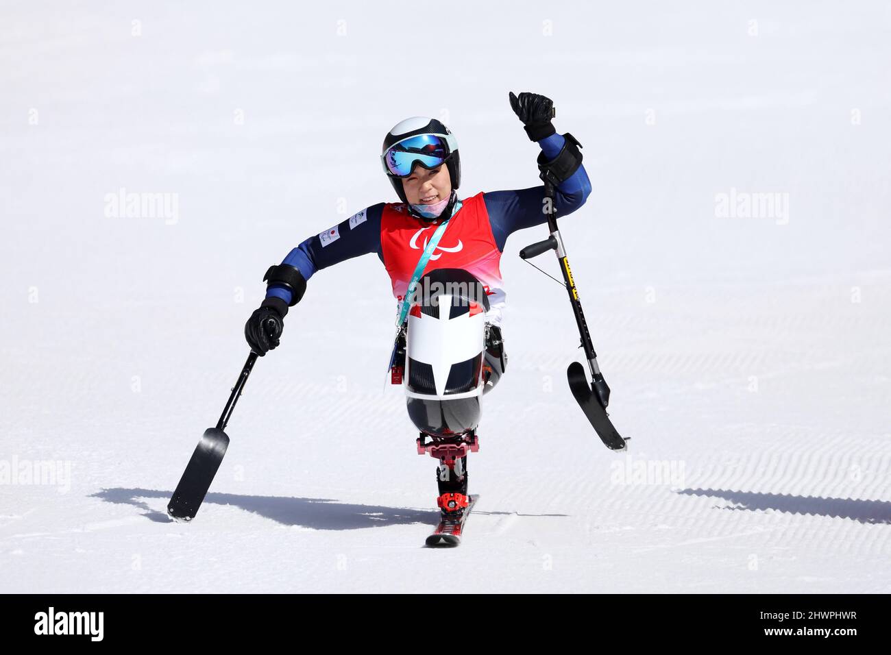 Beijing, China. 6th Mar, 2022. Momoka Muraoka (JPN) Alpine Skiing ...