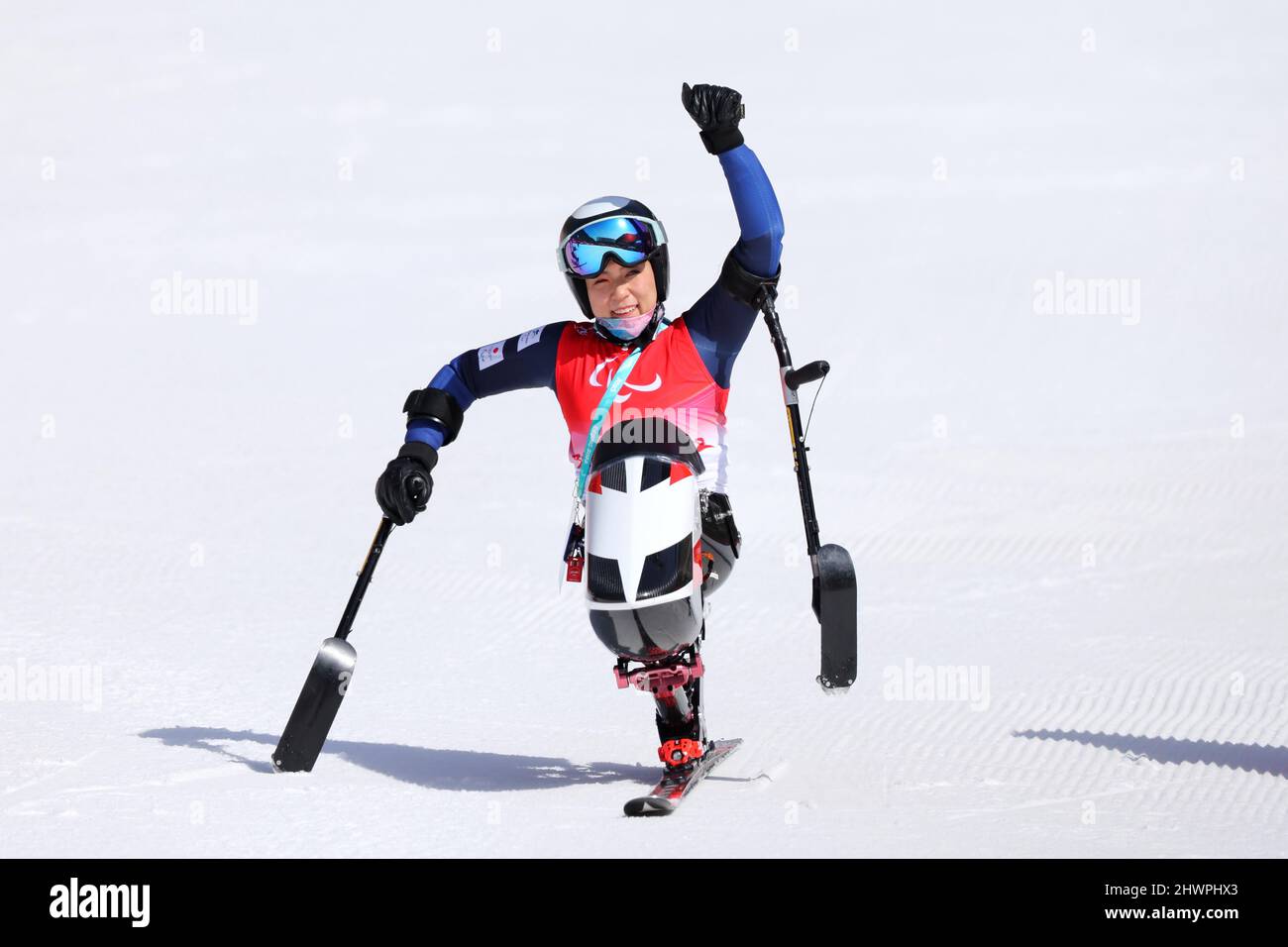 Beijing, China. 6th Mar, 2022. Momoka Muraoka (JPN) Alpine Skiing ...