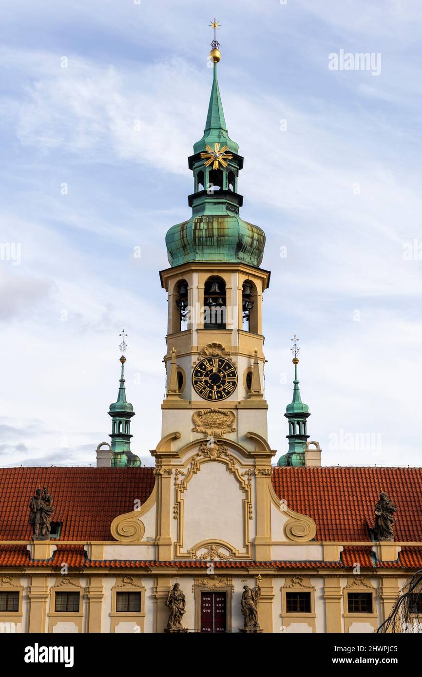 Prague, city, town, building, Hradcany, Loreto square, Loreta, Loreta ...