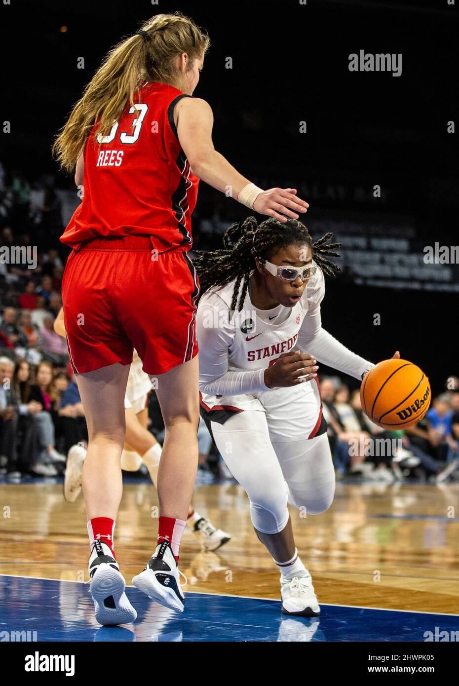Mar 06 2022 Las Vegas, NV, U.S.A. Stanford forward Francesca Belibi (5 ...