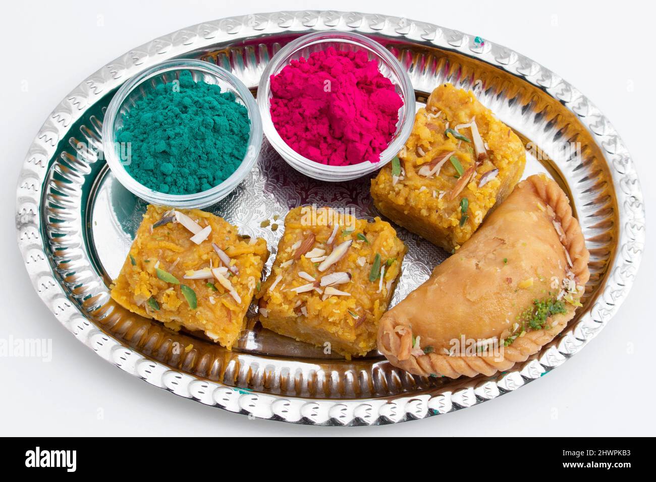 Indian Mawa Gujia Also Called Gujiya, Pirukiya, Pirukia, Pedakiya ...