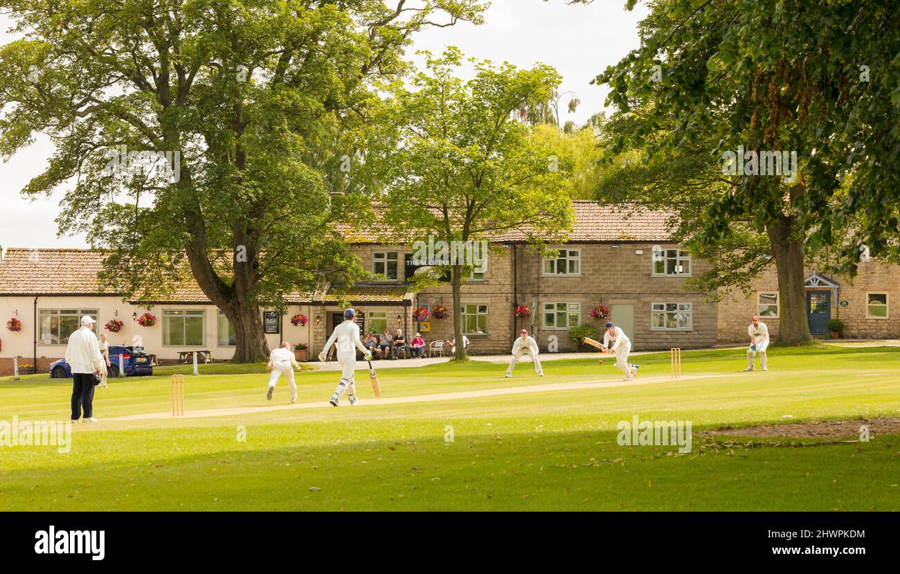 Watching village cricket hi-res stock photography and images - Alamy