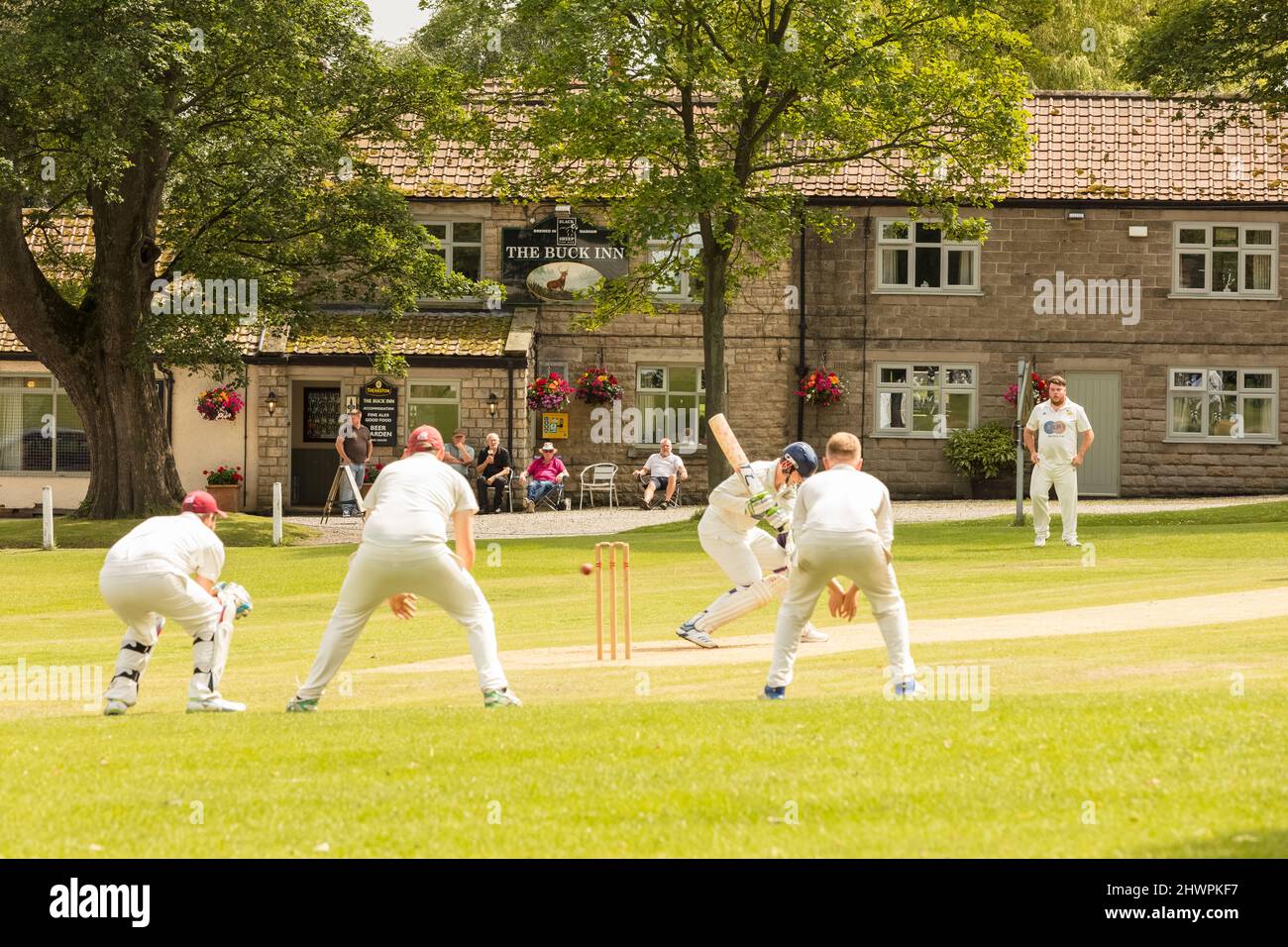 Watching village cricket hi-res stock photography and images - Alamy