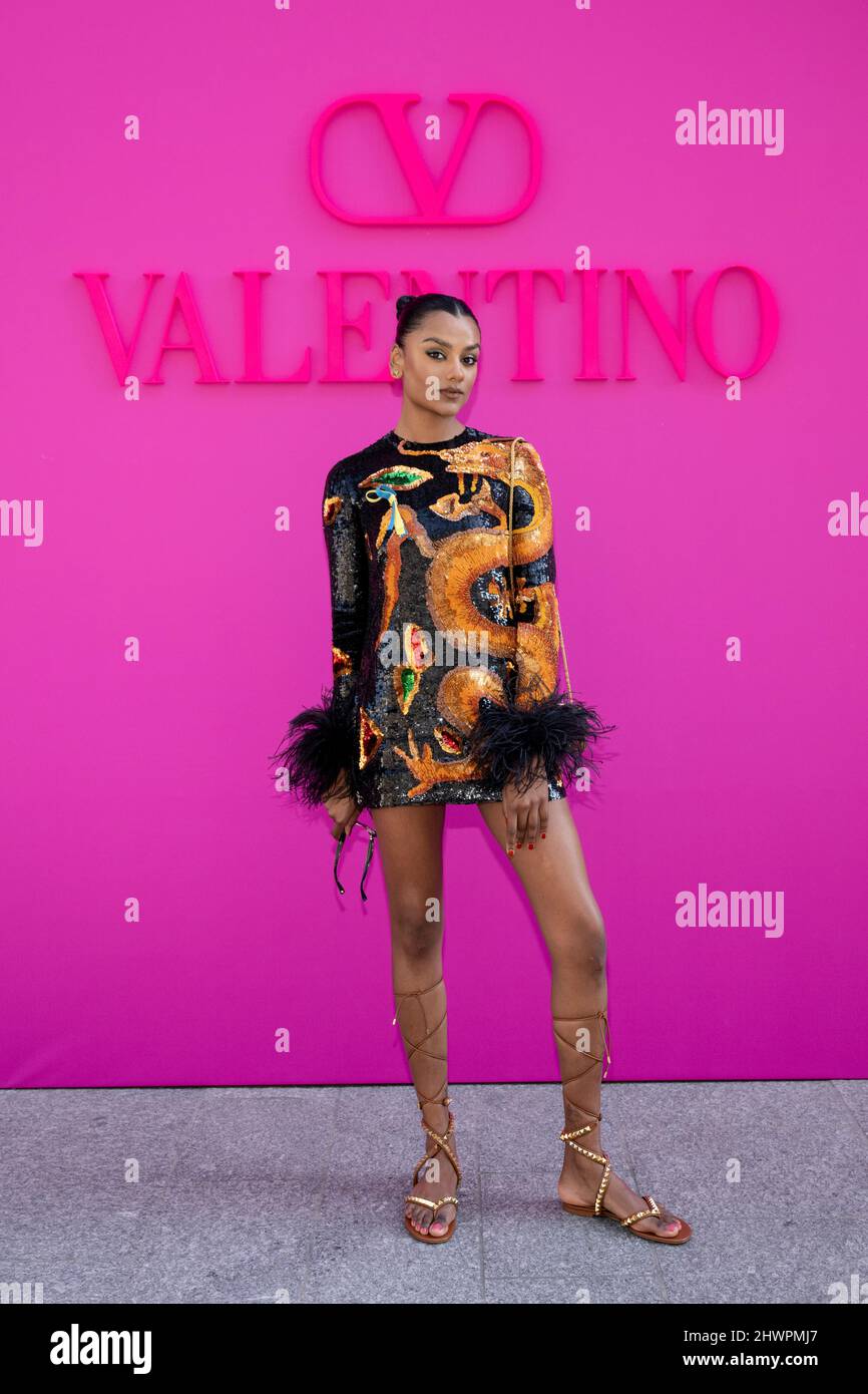 Simone Ashley Paris Fashion Week - Women F/W 22-23 Valentino Fashion ...