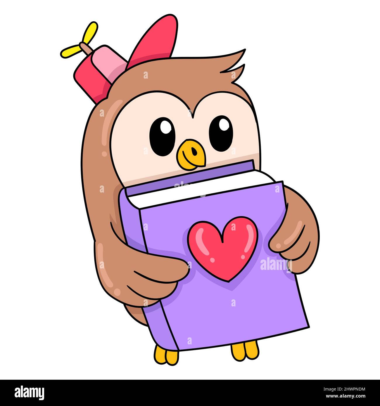 Owl book Cut Out Stock Images & Pictures - Alamy