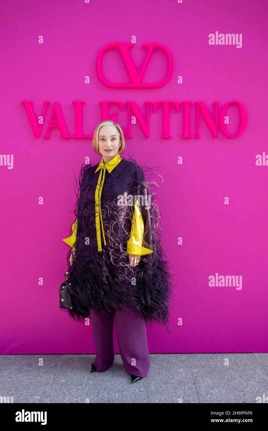 Kristine Scott Thomas Paris Fashion Week - Women F/W 22-23 Valentino ...