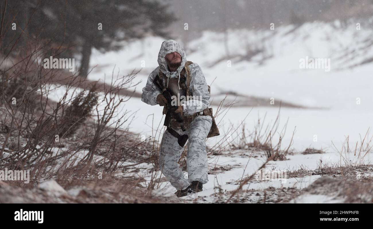 Russian special forces snow hi-res stock photography and images - Alamy