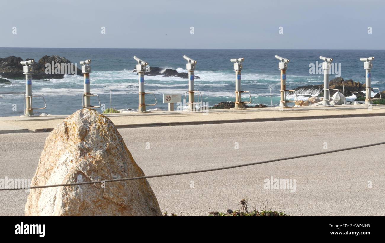 Monterey bird rock vista point hi-res stock photography and images - Alamy