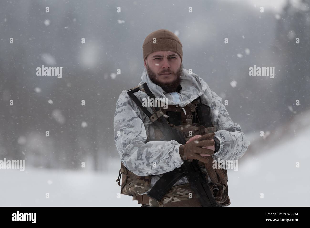 Russian special forces snow hi-res stock photography and images - Alamy