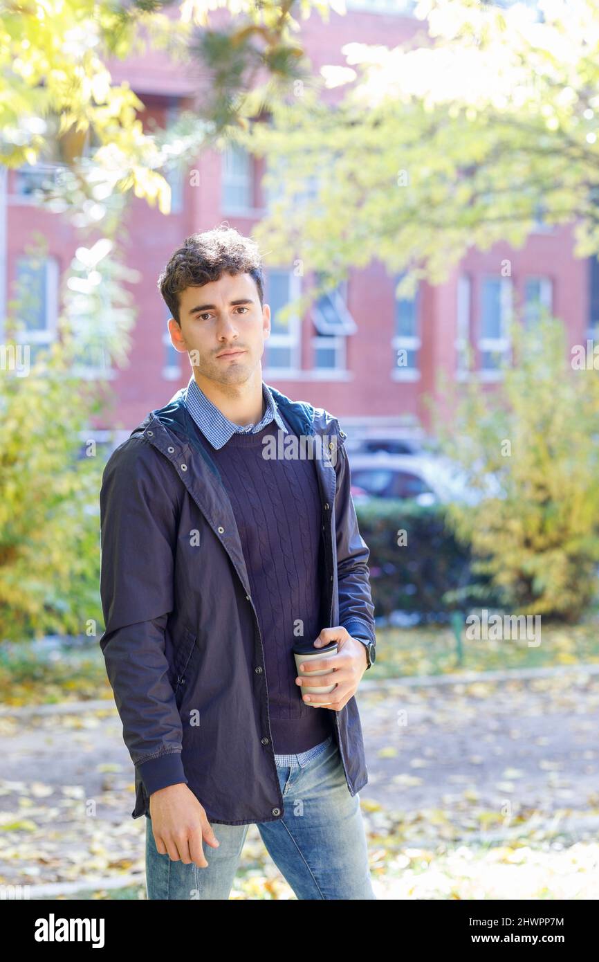 Student standing hi-res stock photography and images - Alamy