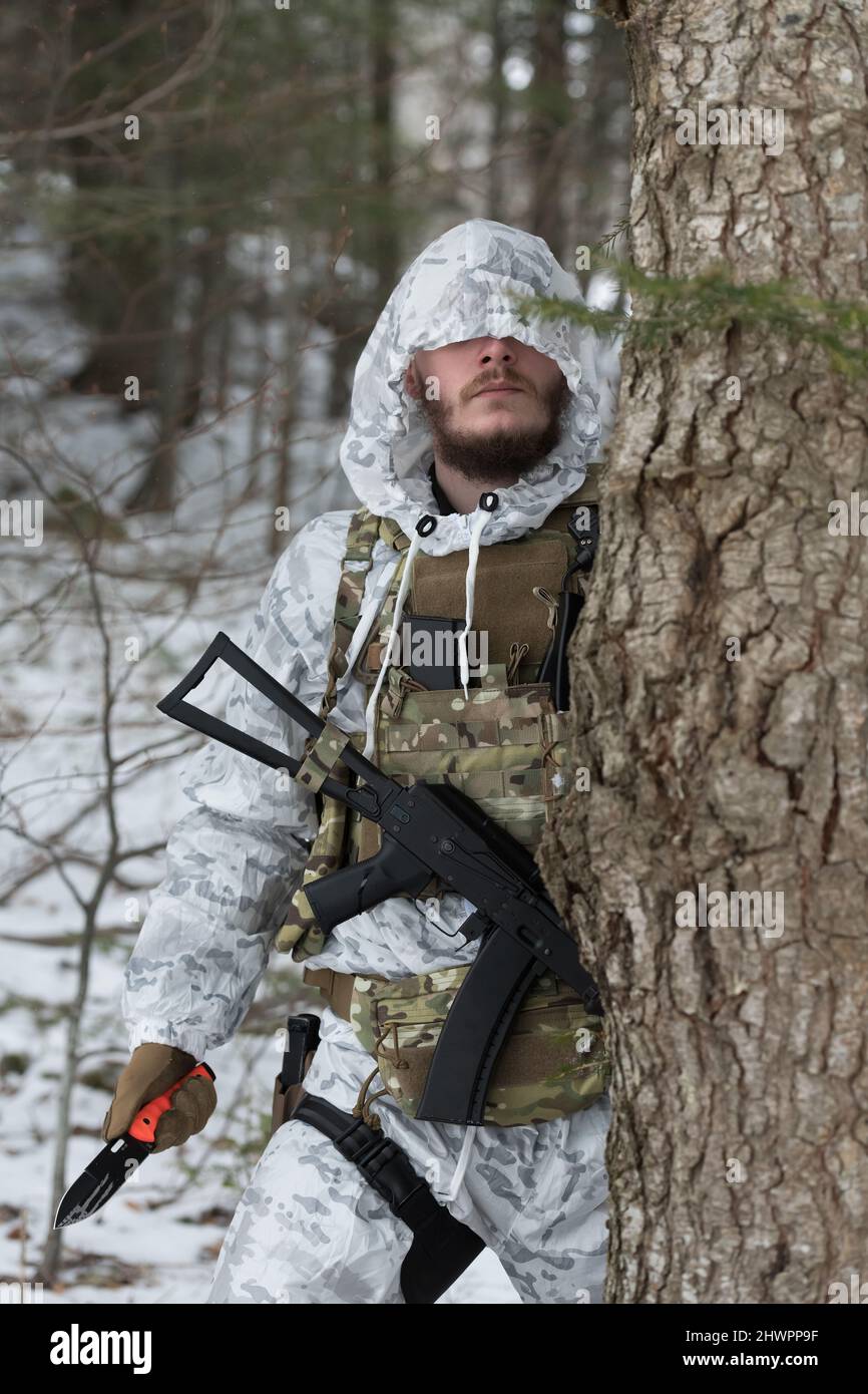 Russian special forces snow hi-res stock photography and images - Alamy