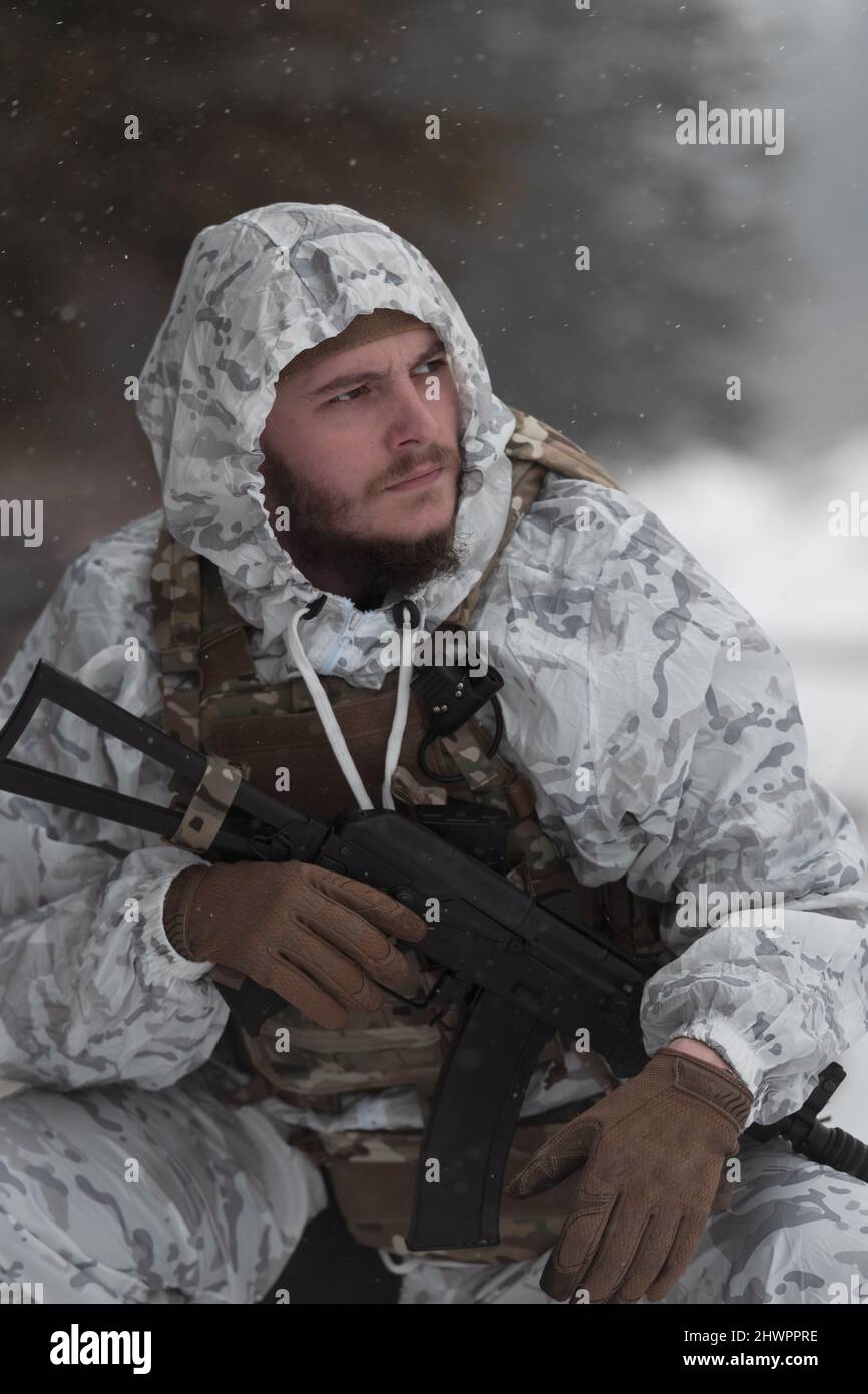 Russian special forces snow hi-res stock photography and images - Alamy