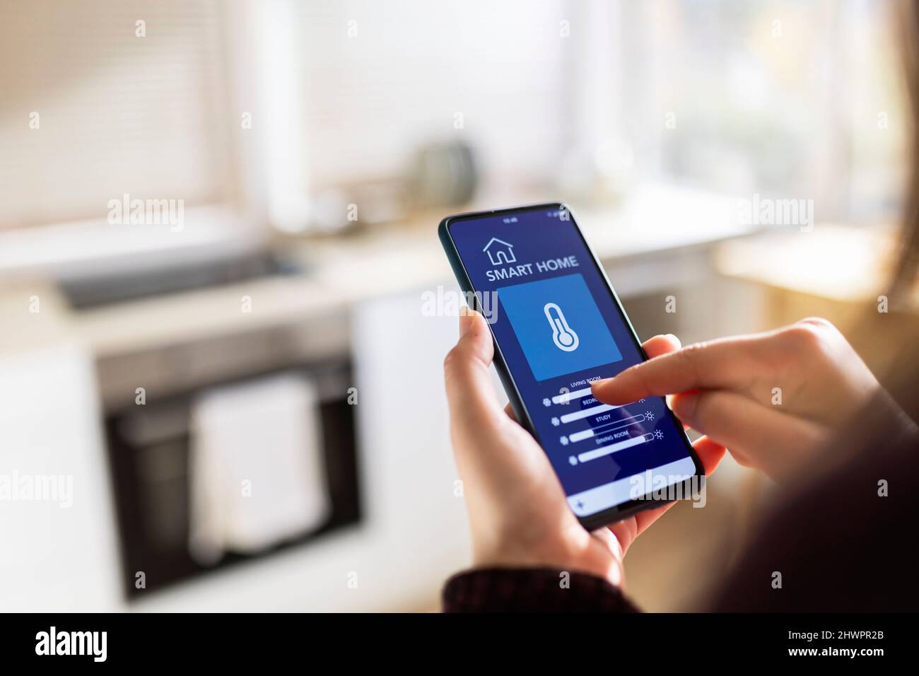 Mobile smart home hi-res stock photography and images - Alamy