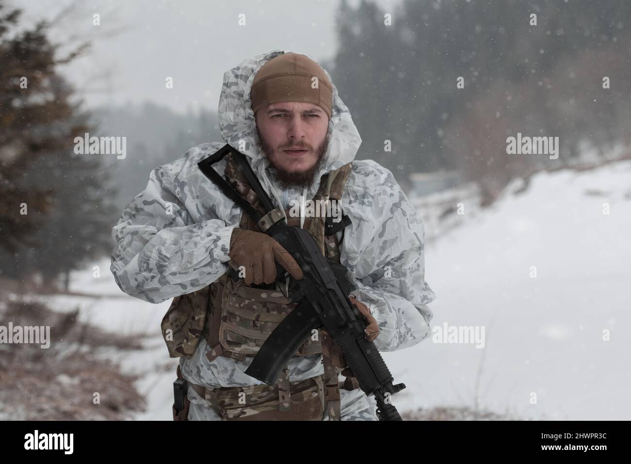Russian special forces snow hi-res stock photography and images - Alamy