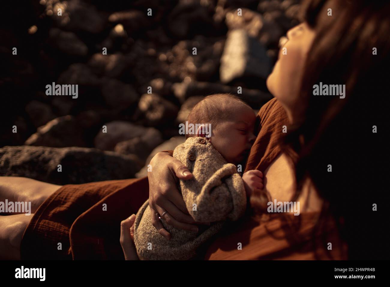 Caring boy hi-res stock photography and images - Alamy