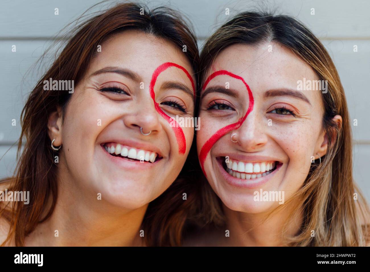 Drawn on face hi-res stock photography and images - Alamy
