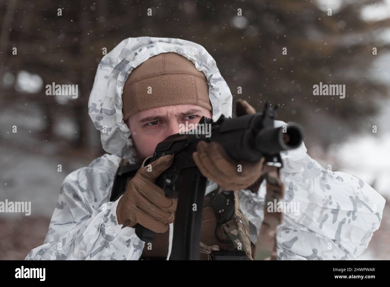 Russian special forces snow hi-res stock photography and images - Alamy