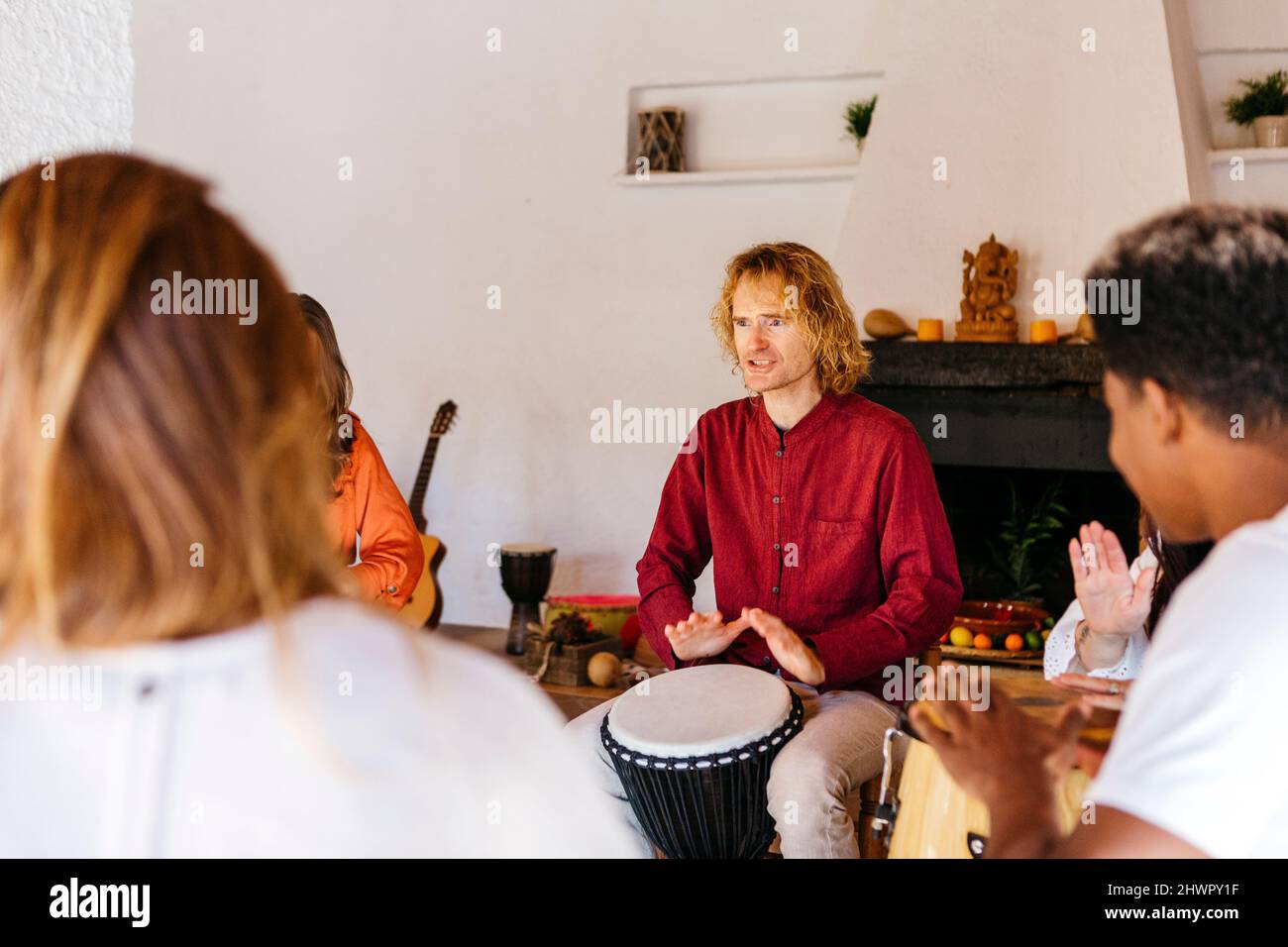 Man playing percussion instrument hi-res stock photography and images ...