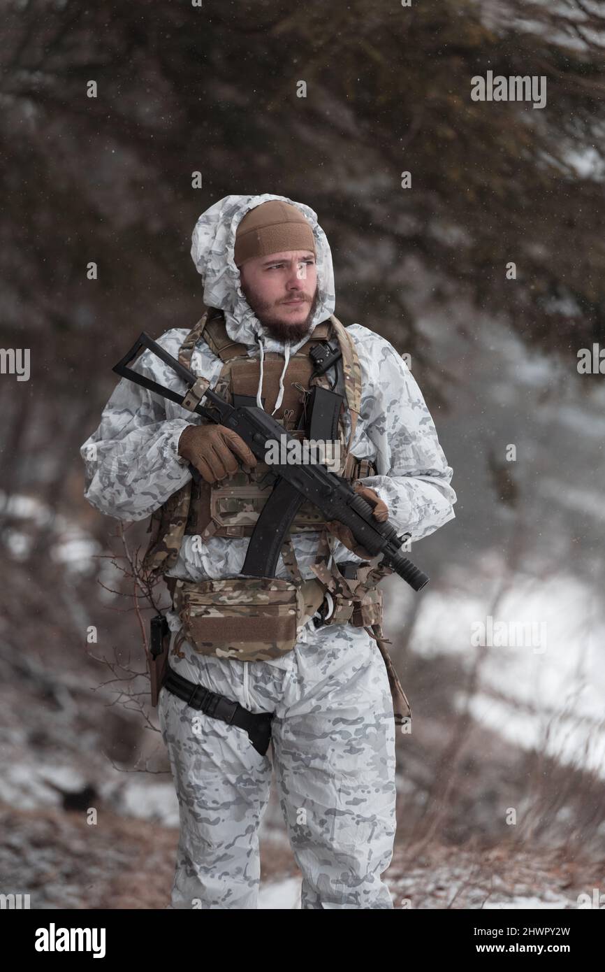 Russian special forces snow hi-res stock photography and images - Alamy