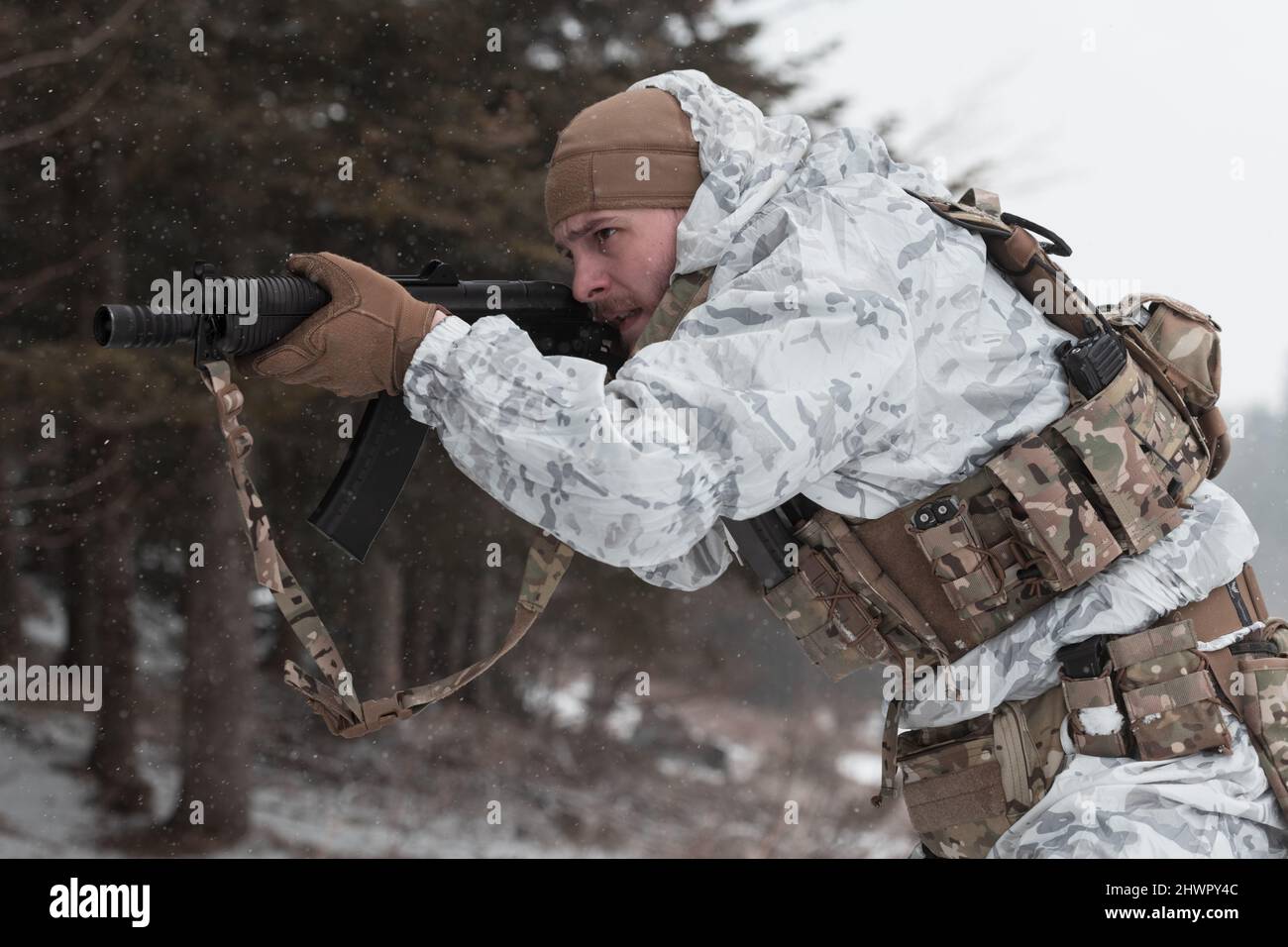 Russian special forces snow hi-res stock photography and images - Alamy