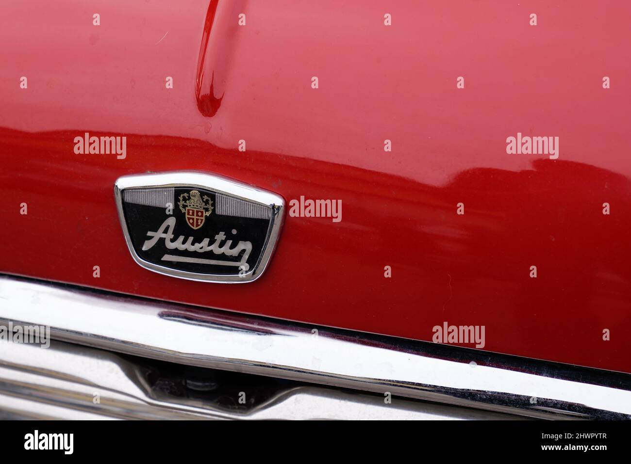 Bordeaux , Aquitaine France - 02 02 2022 : Austin Mini logo brand and ...