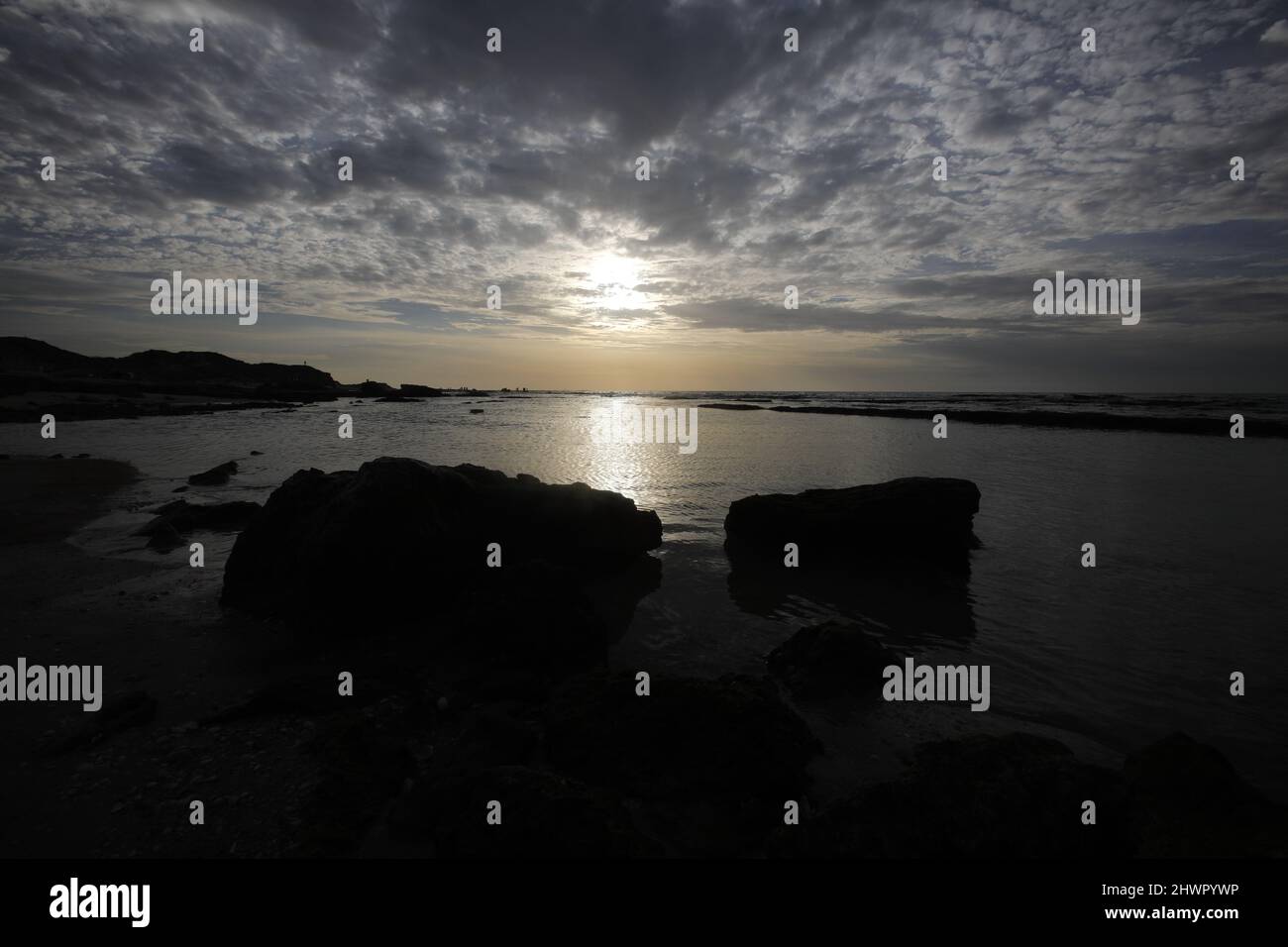 low waves on the shore of a beach High quality Stock Photo - Alamy